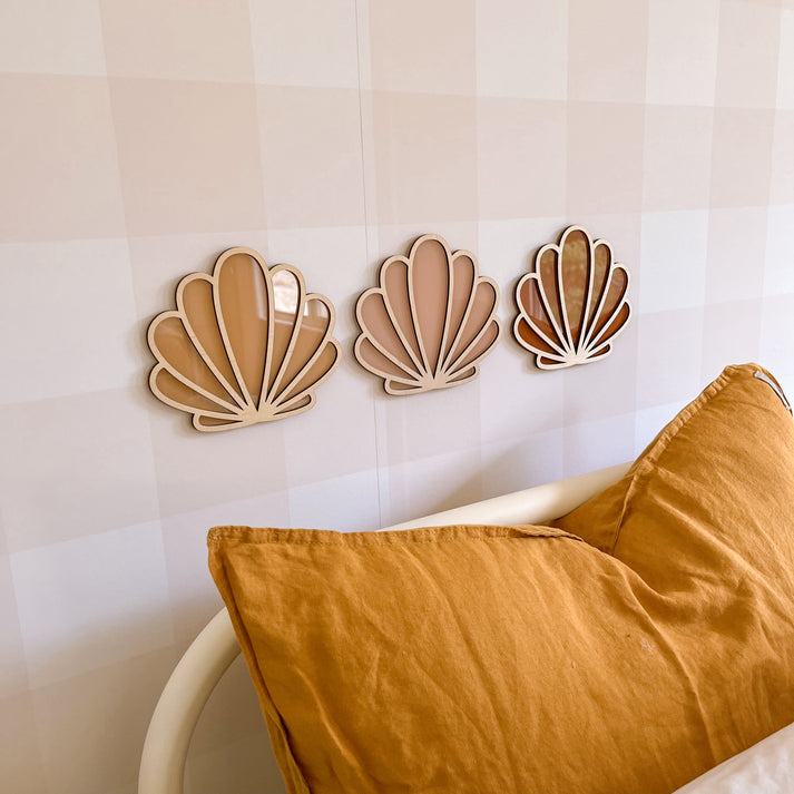 CLAM SHELL | Wall Shape | Multiple Colour Options – Salt & Pine Store