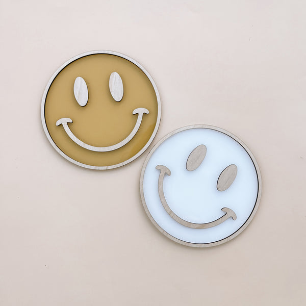 SMILEY FACE | Wall Shape | Multiple Colour Options – Salt & Pine Store