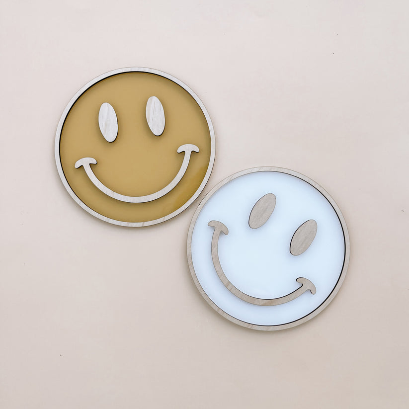 SMILEY FACE | Wall Shape | Multiple Colour Options – Salt & Pine Store